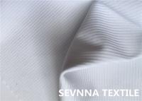 China Double Knitted Recycled Swimwear Fabric Textured Ribbed Stripes Fashionable Jacquard for sale