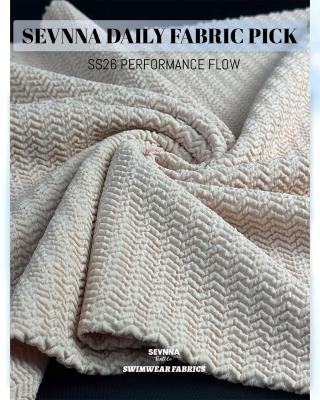 China Eco Friendly Swimwear Fabric with Two Way Elasticity 130cm Width and 250gsm Weight for Sustainable Swimwear for sale