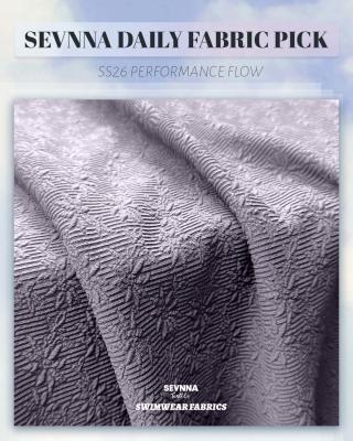 China 320gsm UPF 50+ Textured Swim Fabric with High Chlorine Resistance for Durable Swimwear for sale