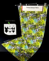 China Breathable Recycled Swimwear Fabric made from recycled fibers providing UV protection and resistance to fading for swimwear for sale