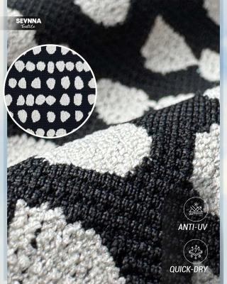 China Breathable Recycled Swimwear Fabric with 370gsm Weight and 135cm Width for Sustainable Swimwear for sale