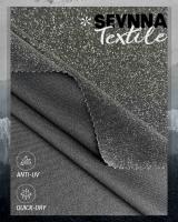 China 79% Nylon 12% Silver Lurex 9% Spandex Stretch Fabric with 80000 M Per Day Supply Ability and Soft Comfortable Feel for sale
