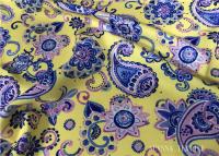 China Spandex Elastane Sport Bra Fabric Paisley Printed Super Smoothly Hand Feel Warp Knit Colors for sale