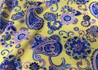 China Spandex Elastane Sport Bra Fabric Paisley Printed Super Smoothly Hand Feel Warp Knit Colors for sale