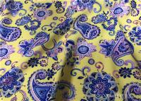 China Spandex Elastane Sport Bra Fabric Paisley Printed Super Smoothly Hand Feel Warp Knit Colors for sale