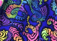 China Two Way Stretch swimsuit knit fabric Bright Neon Fluo Colors Printed Digital for sale