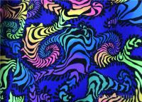 China Two Way Stretch swimsuit knit fabric Bright Neon Fluo Colors Printed Digital for sale