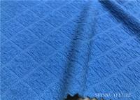 China Stretch Textile Swimwear Knit Fabric , Textured Jacquard Matt Activewear Fabrics Yard for sale
