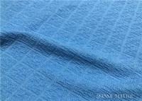 China Stretch Textile Swimwear Knit Fabric , Textured Jacquard Matt Activewear Fabrics Yard for sale