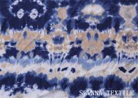 China Two Way Stretch Polyester And Spandex Fabric Geo Wave Print Digital Designs for sale
