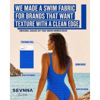 China 320GSM UPF 50+ Recycled Nylon Seersucker Textured Swim Fabric RN-2781 for sale