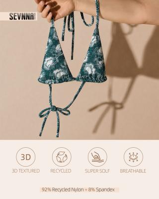 China Two Way Elastic Eco Friendly Swimwear Fabric with 92% Recycled Nylon + 8% Spandex and Chlorine Resistant for Sustainable Swimwear for sale