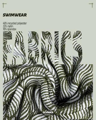 China Slim Fit Recycled Swimwear Fabric 120cm Width Sustainable Swimwear Material for Eco Swimwear Production for sale