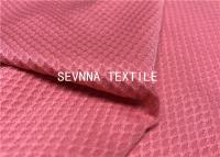 China Solid High Colorfastness Recycled Swimwear Fabric Diamond Textured Spring And Summer Tankini Style for sale