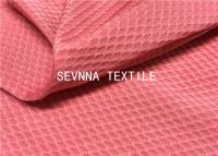 China Solid High Colorfastness Recycled Swimwear Fabric Diamond Textured Spring And Summer Tankini Style for sale