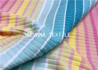 China Jacquard Textured Stripes Recycled Swimwear Fabric Ink Jet Digital Print Customized for sale