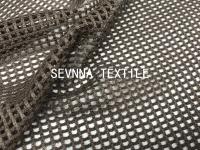 China Activewear Power Mesh Fabric Jacquard Warp Knit Textured Double Face for sale
