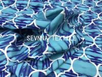China Moisture Wicking Yoga Wear Fabric Double Printing Patterns for sale