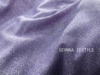 China Purple Recycled Swimwear Fabric Sparkling Bling Oeko Tex Standard 100 for sale