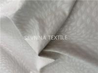 China Custom Printing Poly Yarn Recycled Yoga Wear Fabric Double Knitted for sale