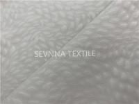 China Custom Printing Poly Yarn Recycled Yoga Wear Fabric Double Knitted for sale