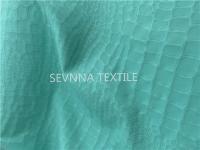 China Sustainable Nylon Yoga Wear Fabric 1.5M Width Superfine Fiber Tiffany Blue for sale