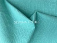 China Sustainable Nylon Yoga Wear Fabric 1.5M Width Superfine Fiber Tiffany Blue for sale