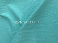 China Sustainable Nylon Yoga Wear Fabric 1.5M Width Superfine Fiber Tiffany Blue for sale