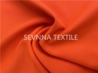 China UV Protection Recycled Swimwear Fabric Spandex 4 Way Stretch Free Cut Orange for sale