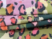China Oeko Tex  Stretch Leggings Fabric Digital Leopard Printing Functional for sale