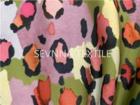 China Oeko Tex  Stretch Leggings Fabric Digital Leopard Printing Functional for sale