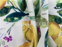 China FM2019 Women Fitness Activewear Knit Fabric Digital Rose Floral Printing for sale