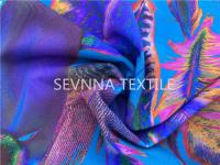 China Dazzling Printing Shiny Pattern Recycled Swimwear Fabric Tight Fit for sale