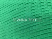 China Grass Green 250gsm Recycled Swimwear Fabric Solid Athletic Beach Party for sale