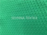 China Grass Green 250gsm Recycled Swimwear Fabric Solid Athletic Beach Party for sale