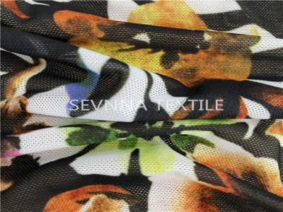 China Knitted Floral Printing  1.5M Width Yoga Wear Fabric for sale