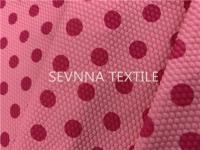 China Polyester Micro Fiber Pink Recycled Swimwear Fabric Breathable For Ladies for sale