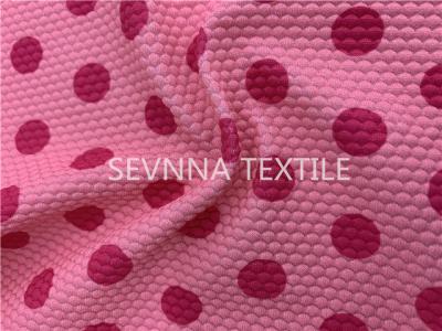 China Polyester Micro Fiber Pink Recycled Swimwear Fabric Breathable For Ladies for sale