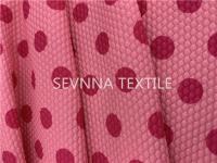 China Polyester Micro Fiber Pink Recycled Swimwear Fabric Breathable For Ladies for sale