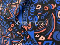 China Retro Lining Sublimation Printing Activewear Knit Fabric Repreve Fiber Ladies Gym Body Up for sale