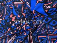 China Retro Lining Sublimation Printing Activewear Knit Fabric Repreve Fiber Ladies Gym Body Up for sale