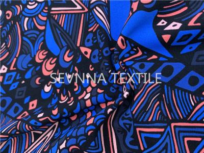 China Retro Lining Sublimation Printing Activewear Knit Fabric Repreve Fiber Ladies Gym Body Up for sale