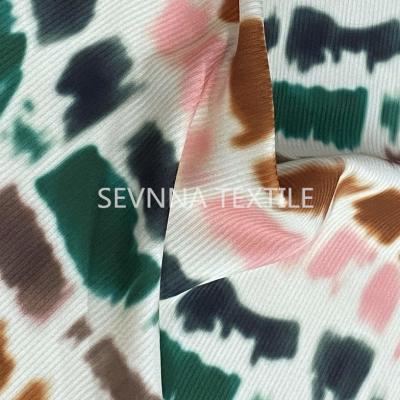 China Stretchable Activewear Knit Fabric 2 Way Elastane Surfing Sport Suit for sale