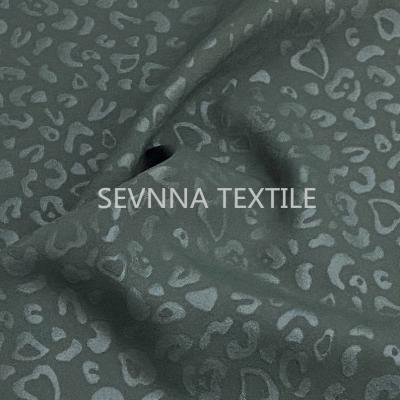 China Embossed Print Recycled Swimwear Fabric Sweat Absorbing Bikini Style for sale