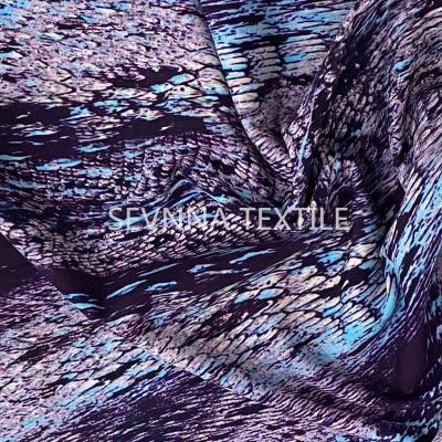 China Ink Jet Digital Print Recycled Swimwear Fabric High Colorfastness Bikini for sale