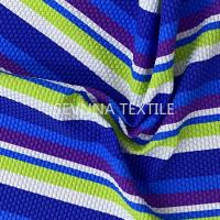 China Stretchy Soft Recycled Swimwear Fabric Men Swim Trunk Wicking Management for sale