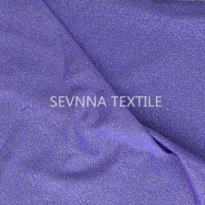 China 160gsm 48%Repreve Nylon + 15%Spandex + 37Metallic Activewear Knit Fabric for 4 WAY STRETCH, Ladies Swimwear, Casual for sale