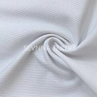 China Cylinder Pattern Activewear Knit Fabric Stretchable Ladies Swimwear for sale