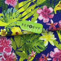 China Swim Towelling Yoga Print Fabric Recycled Polyester 260GSM for sale