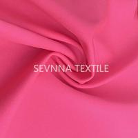 China Pink Sustainable Spandex Lycra Yoga Wear Fabric Moisture Wicking for sale